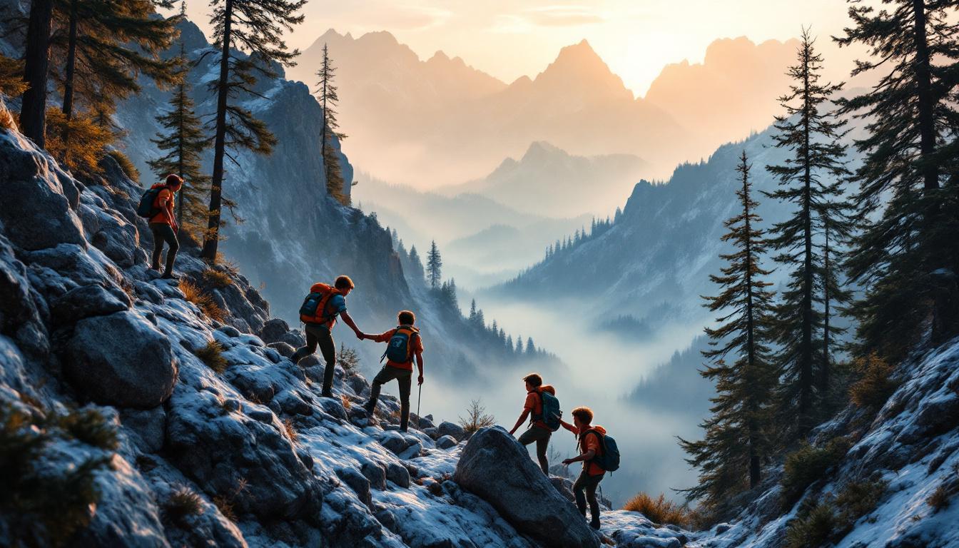 Boy Scouts Mountain Climb retrospective – Adventure-themed team reflection